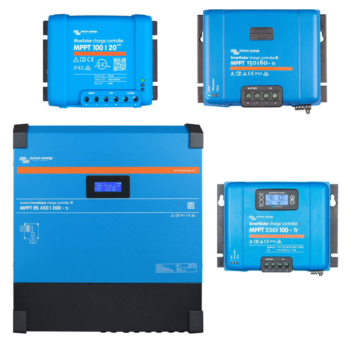 Victron MPPT Laderegler für 48V Systeme, 178,50